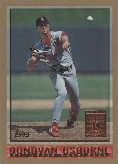 1998 Topps - Donovan Osborne #370 Minted in Cooperstown for sale online ...