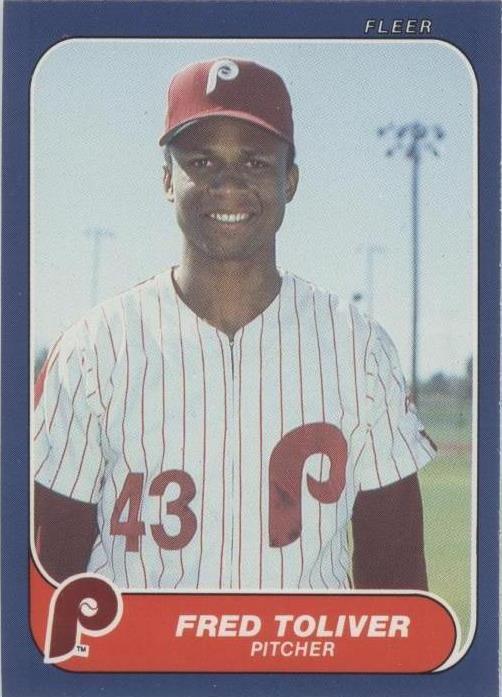 1986 Fleer Update - Freddie Toliver #U-117 (RC) for sale online | eBay