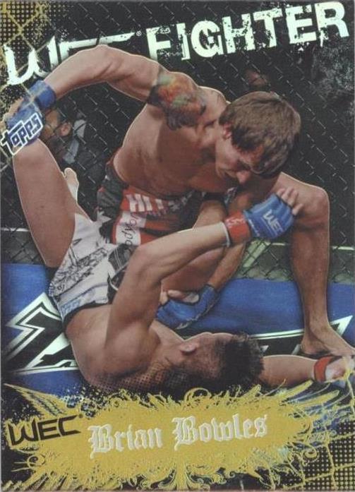 2010 Topps UFC Main Event - WEC Fighter Brian Bowles #142 Gold (RC) for ...