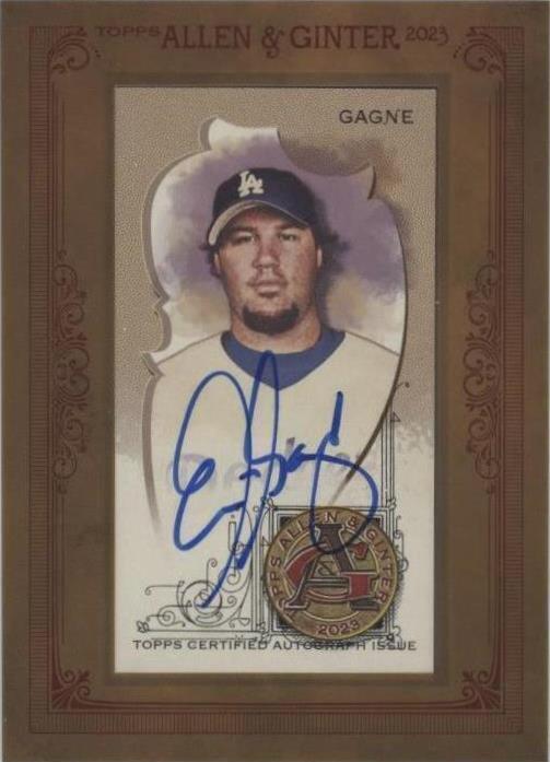 2023 Topps Allen & Ginter - Framed Mini Autographs #MA-EG Eric Gagne ...
