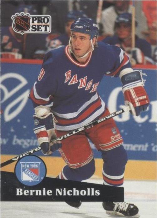 1991-92 Pro Set - Bernie Nicholls #166 for sale online | eBay