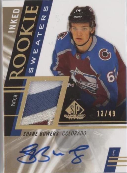 2020-21 Upper Deck SP Game Used - Rookie Sweaters Shane Bowers #RS-SB ...