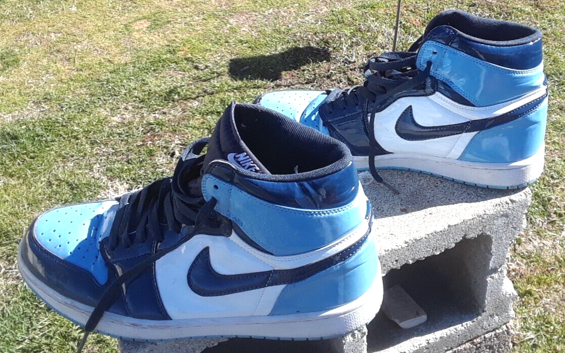 Air Jordan 1 UNC Patent Blue Chill size 13 CD0461-401 | eBay Air Jordan 1 UNC Patent Blue Chill size 13 CD0461-401 | eBay