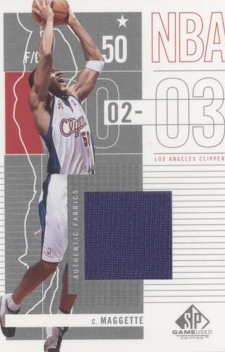 2002-03 SP Game Used Edition - Corey Maggette #41 (MEM) for sale online ...
