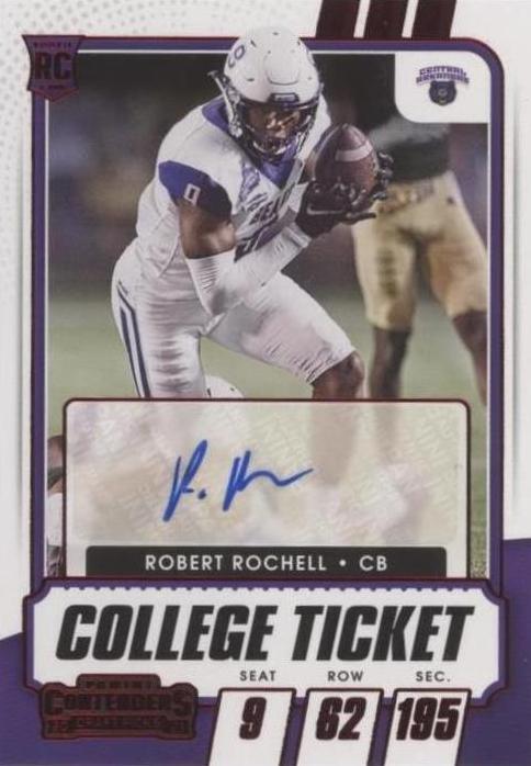 2021 Panini Contenders Draft Picks - College Ticket Autographs Robert ...