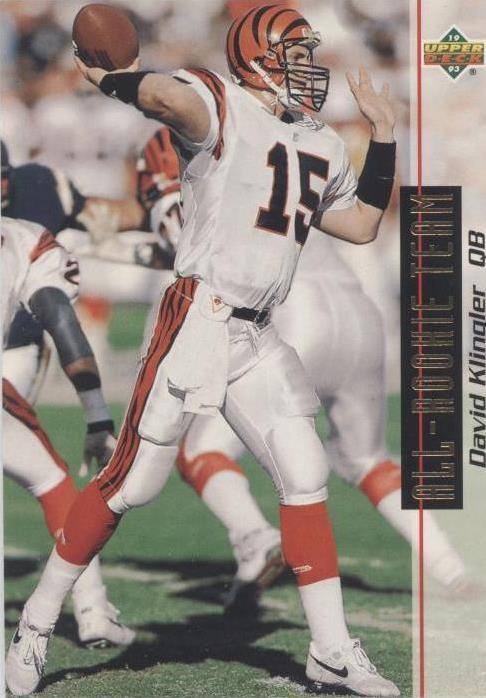 1993 Upper Deck - All-Rookie Team #31 David Klingler for sale online | eBay
