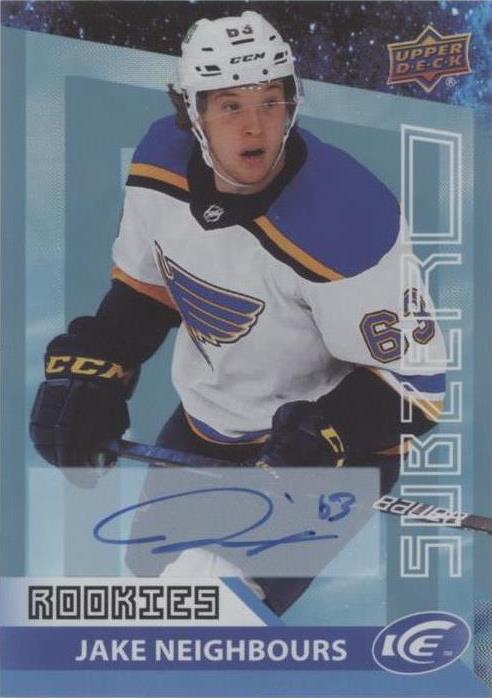 2021-22 Upper Deck Ice - Sub Zero Rookie Blue Autographs #SZ-54 Jake ...