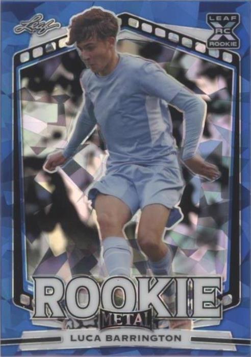 2022 Leaf Metal Rookie - Blue Crystals #MS-13 Luca Barrington /20 for ...