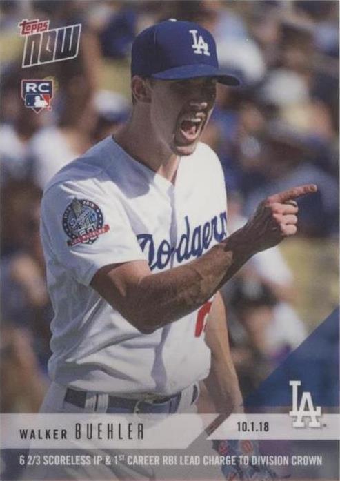 2018 Topps Now - Walker Buehler #828 /995 (RC) for sale online | eBay