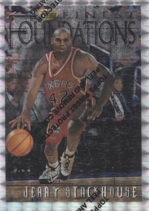 1996-97 Topps Finest - Uncommon - Silver Jerry Stackhouse #265 Refractor for sale online | eBay