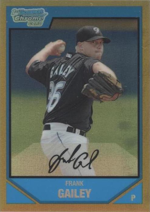 2007 Bowman Draft Picks & Prospects - Chrome Draft Picks Gold Refractor ...