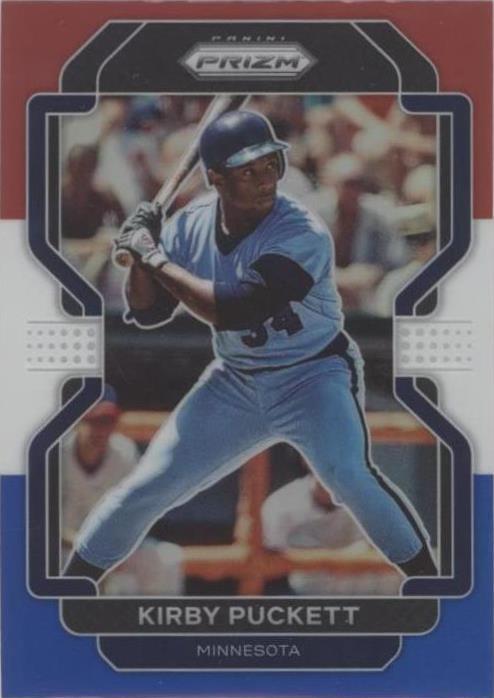 2022 Panini Prizm - Tier III Kirby Puckett #224 Red White & Blue Prizm ...