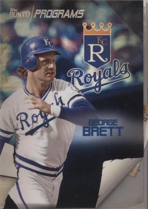2017 Topps Bunt - Programs George Brett #PR-GB for sale online | eBay