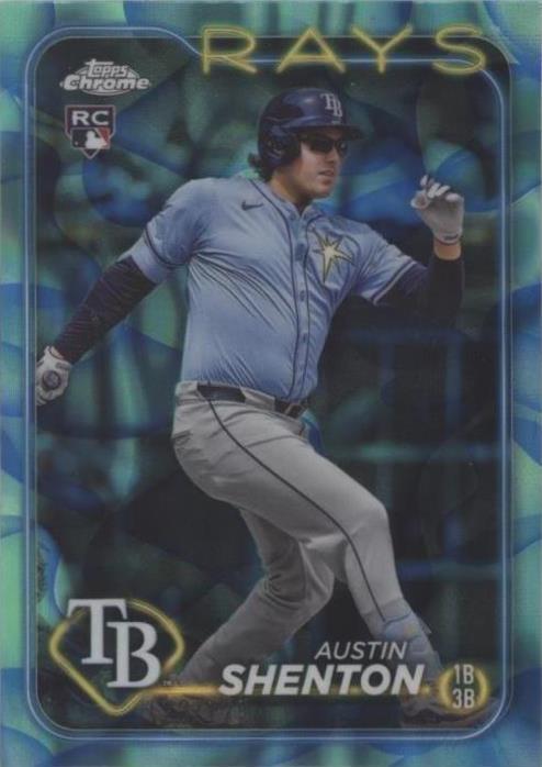 2024 Topps Chrome Update Series - Austin Shenton #USC119 Aqua & Blue ...