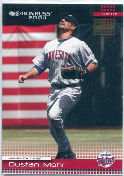 2004 Donruss - Dustan Mohr #141 Press Proof Gold /25 for sale online | eBay