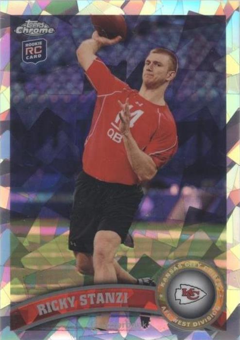 2011 Topps Chrome - Ricky Stanzi #53 Crystal Atomic Refractor /139 (RC ...