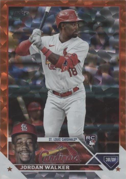 2023 Topps Series 2 - Jordan Walker #344 Orange Foil /299 (RC) for sale ...