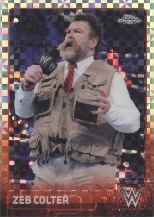 2015 Topps Chrome WWE - X-Fractor #78 Zeb Colter for sale online | eBay