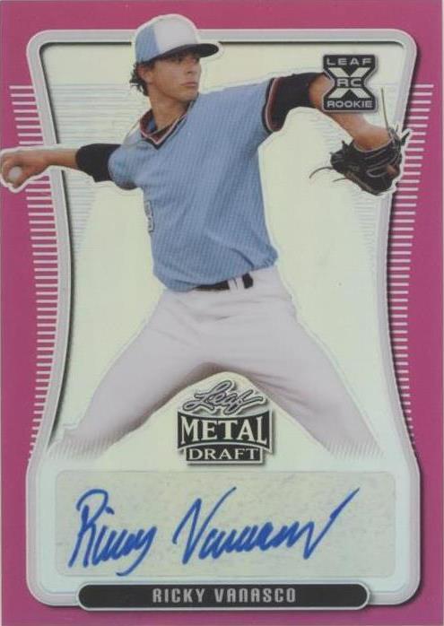 2020 Leaf Metal Draft - Pink Rainbow #BA-RV1 Ricky Vanasco /20 (AU, RC ...