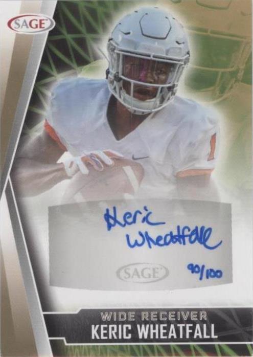 2022 SAGE High Series - Autographs Gold #A-KW2 Keric Wheatfall /100 (AU ...