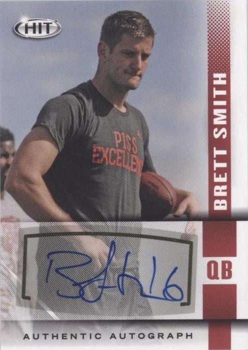 2014 SAGE Hit - Autographs #A16 Brett Smith (AU, RC) for sale online | eBay