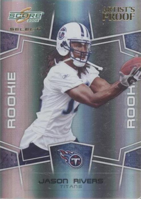 2008 Score Select - Rookie Artist's Proof #433 Jason Rivers /32 (RC ...