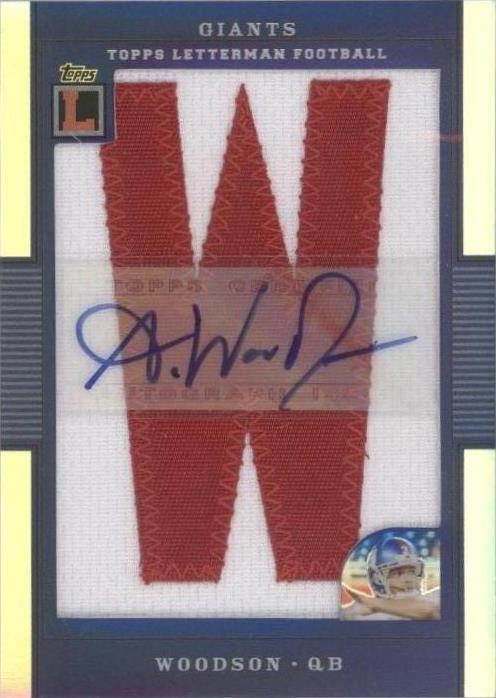 2008 Topps Letterman - Autographed Letterman Patch Refractor #AP-AW ...