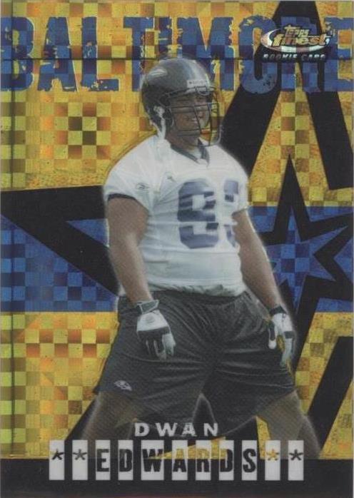 2004 Topps Finest - Dwan Edwards #71 Gold X-Fractor /150 (RC) for sale ...