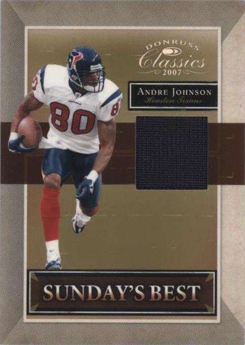 2007 Donruss Classics - Sunday's Best Jerseys #SB-26 Andre Johnson /250 (MEM) for sale online | eBay