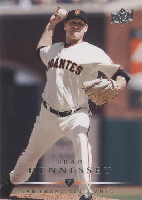 2008 Upper Deck - Brad Hennessey #114 for sale online | eBay