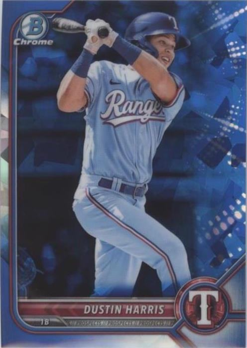 2022 Bowman Chrome Sapphire Edition - Prospects #BCP-190 Dustin Harris ...