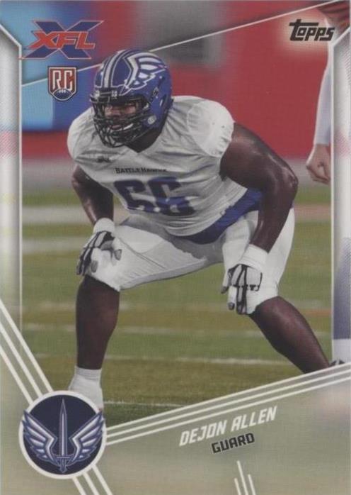 2020 Topps XFL - #73 Dejon Allen (RC) for sale online | eBay