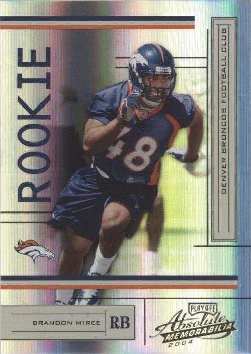 2004 Playoff Absolute Memorabilia - Rookie Brandon Miree #171 /750 (RC ...