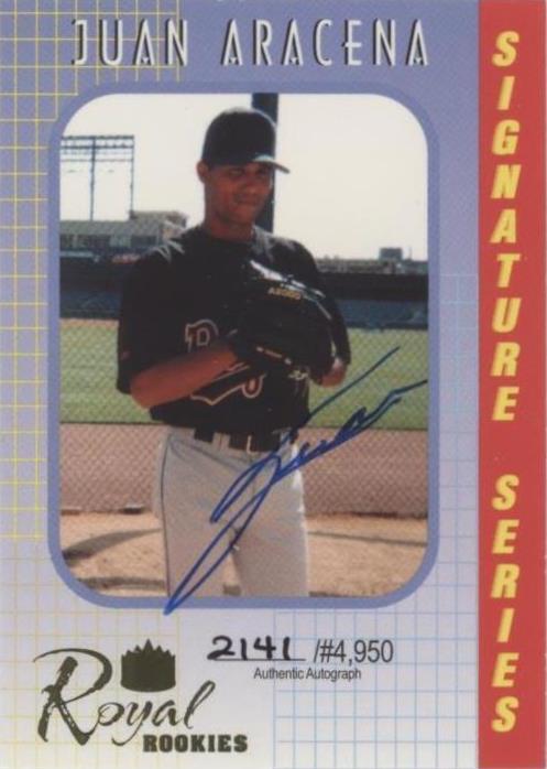 2000 Royal Rookies - Signature Series Juan Aracena #3 Autographs /4950 (AU, RC) for sale online ...