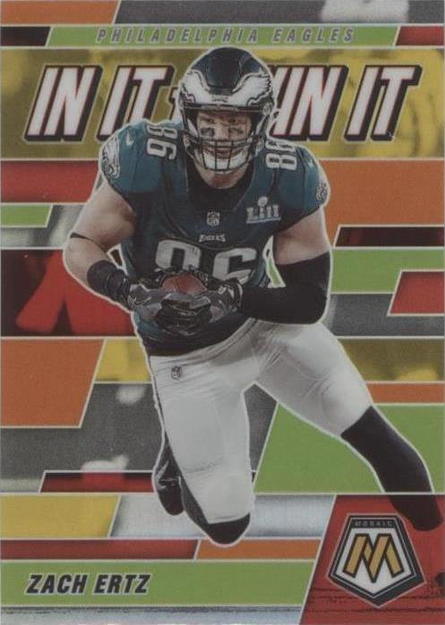2021 Panini Mosaic - In It to Win It Mosaic Zach Ertz #WIN4 Silver ...