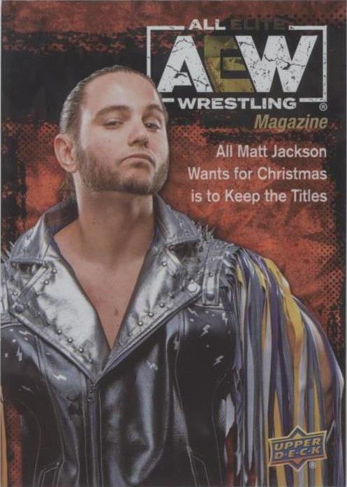 2021 Upper Deck AEW All Elite Wrestling - AEW Magazine Matt Jackson #93 Dynamite (RC) for sale ...