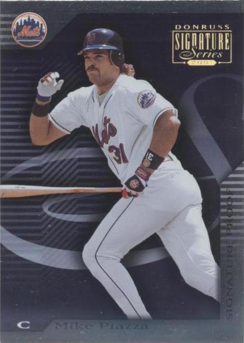 2001 Donruss Signature Series - Mike Piazza #16 Signature Proof /175 ...