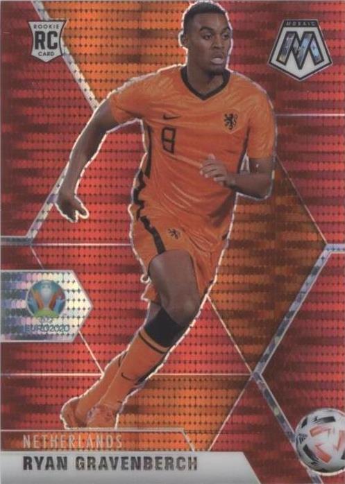 2021 Panini Mosaic UEFA Euro 2020 - Ryan Gravenberch #148 Red Pulsar Prizm for sale online | eBay