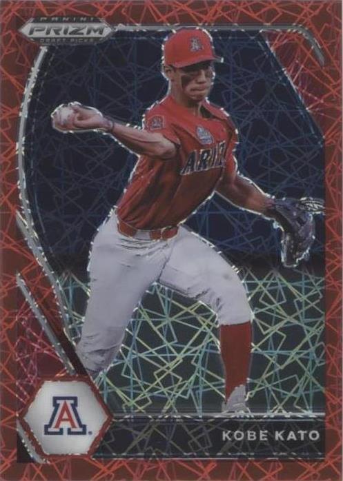 2021 Panini Prizm Draft Picks - Kobe Kato #PDP217 Red Velocity Prizm ...