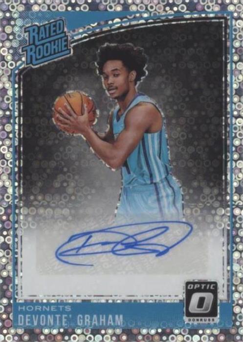 2018-19 Panini Donruss Optic - Rated Rookie Devonte' Graham #189 Holo ...