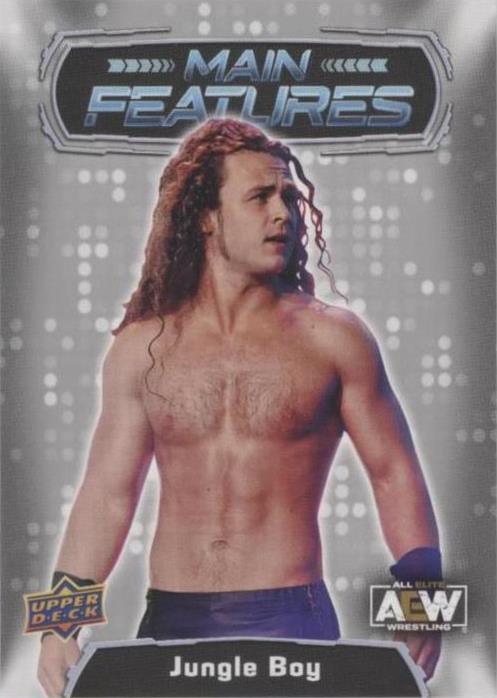 2022 Upper Deck AEW All Elite Wrestling - Main Features "Jungle Boy" Jack Perry #MF-22 Silver ...