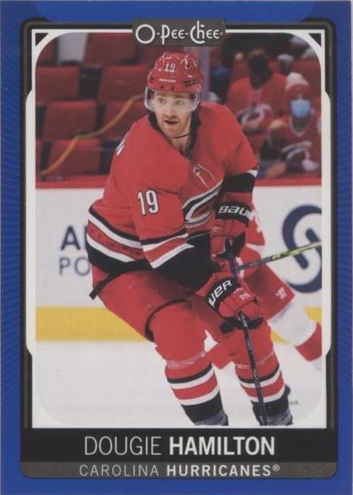 2021-22 O-Pee-Chee - Dougie Hamilton #422 Blue Border for sale online ...