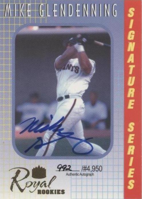 2000 Royal Rookies - Signature Series Autographs #16 Mike Glendenning /4950 (AU, RC) for sale ...