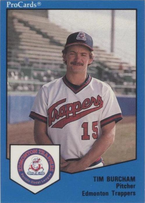 1989 ProCards Minor League Team Sets - Tim Burcham #553 (RC) for sale ...