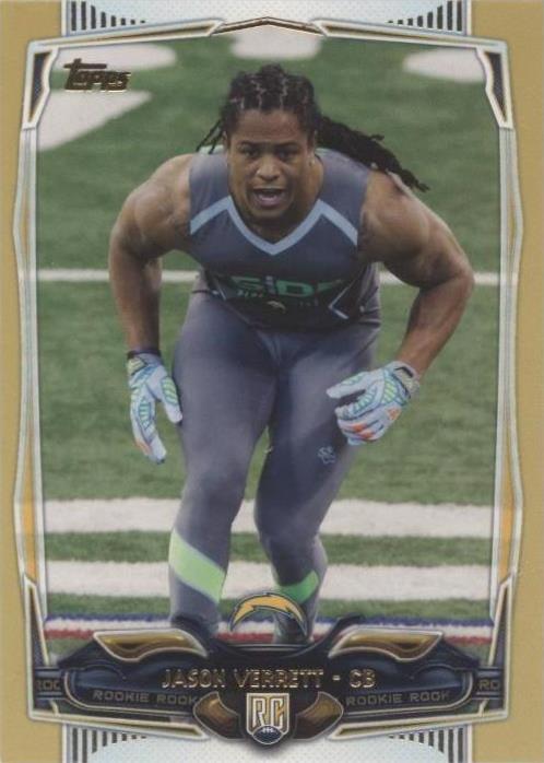 2014 Topps - Gold #369 Jason Verrett /2014 (RC) for sale online | eBay