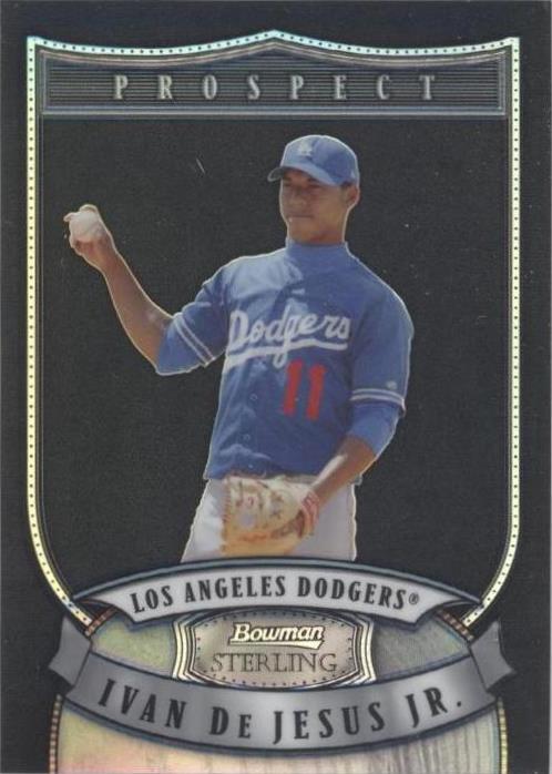 2007 Bowman Sterling - Prospects Black Refractor #BSP-ID Ivan De Jesus ...