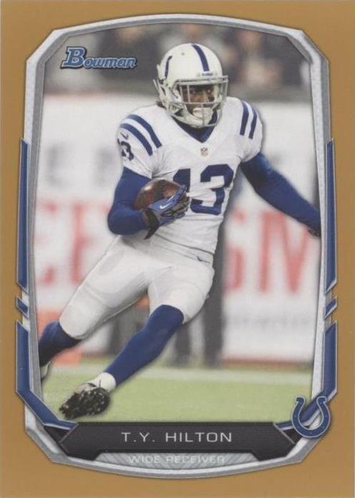2013 Bowman - Gold #61 T.Y. Hilton /75 for sale online | eBay