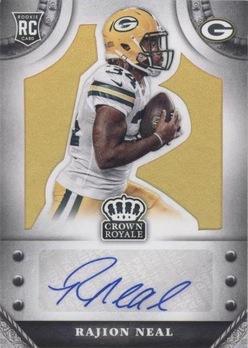 2014 Panini Crown Royale - Rookie Signatures Rajion Neal #S-RN Gold /49 ...