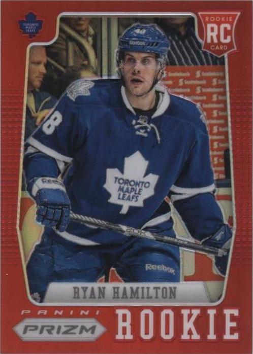 2012-13 Panini Rookie Anthology - Prizm Red Prizm #96 Ryan Hamilton /50 ...