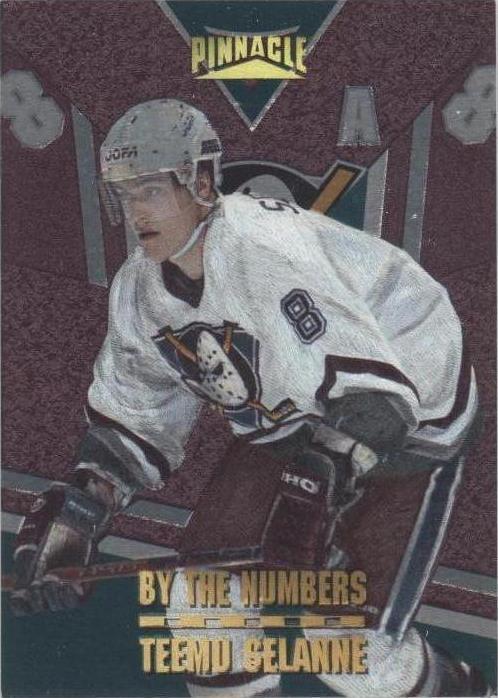 1996-97 Pinnacle - By the Numbers Teemu Selanne #1 Promo for sale ...